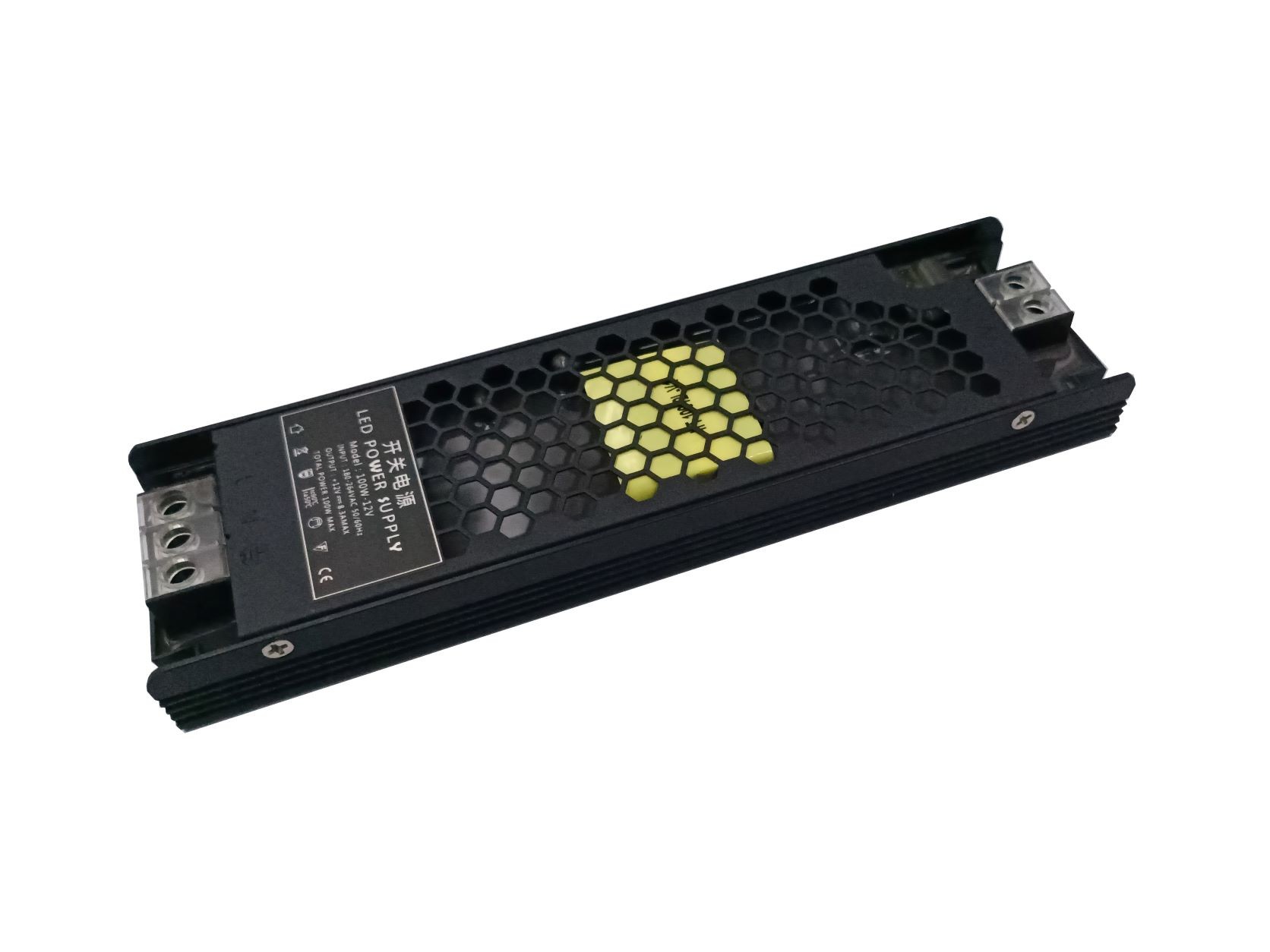 Aluminum Housing Rainproof LED Power Supply 12V 8.33A LED Driver 100W